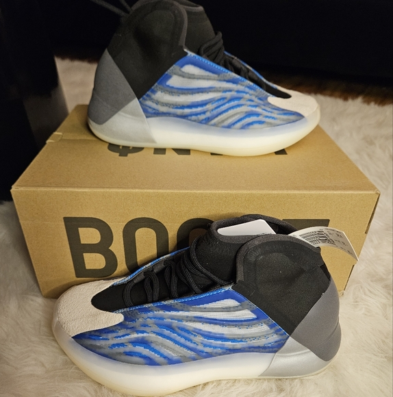 Yeezy | Shoes | Adidas Yzy Boost Qntm Frozen Blue Sz 65 | Poshmark